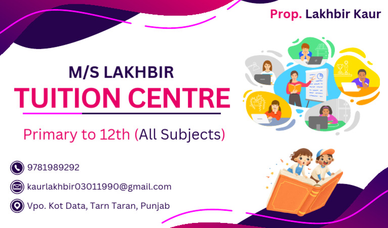 Lakhbir Kaur Visiting Card | PDF