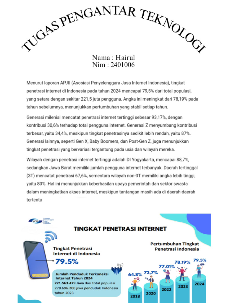 Tugas Pengantar Teknologi Arul | PDF