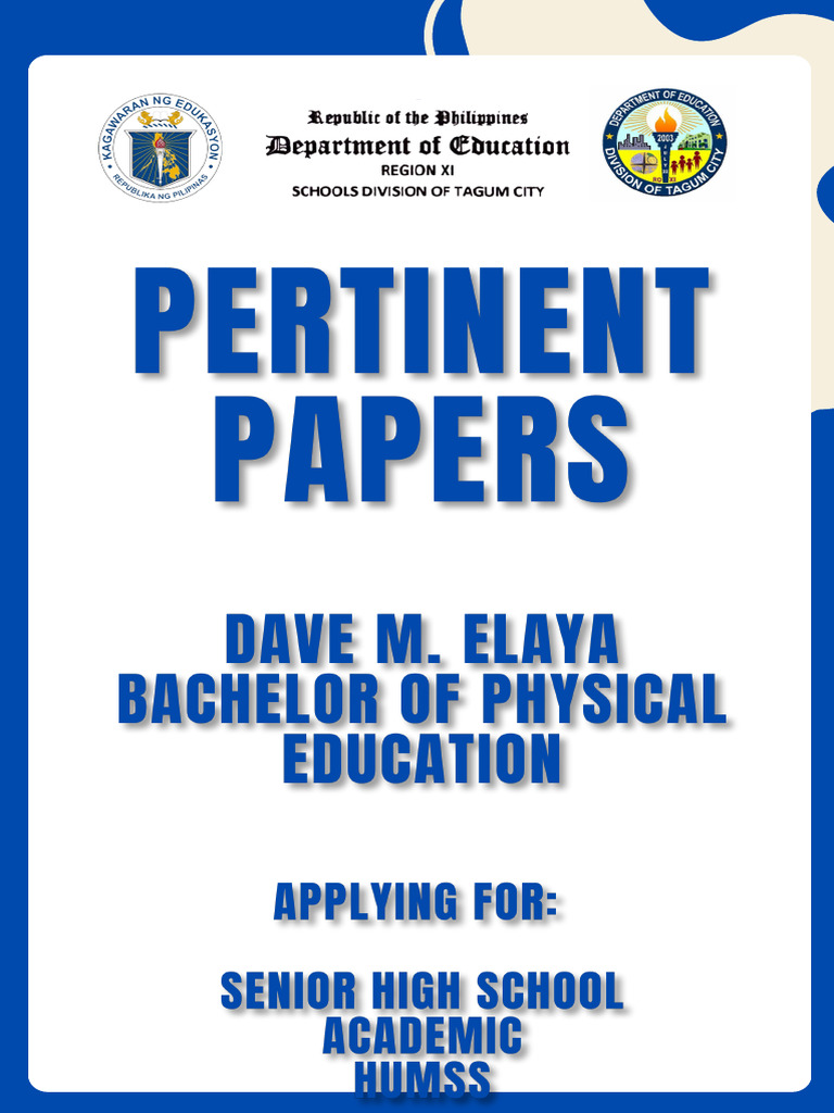 Pertinent Documents PDF | PDF