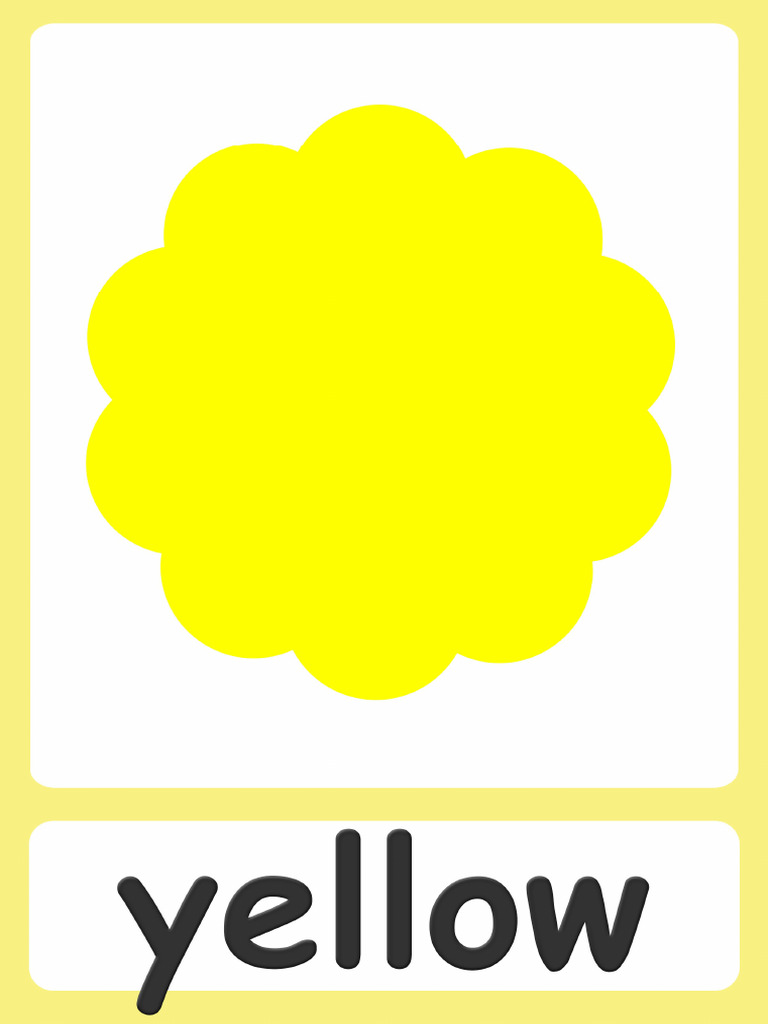 PACK 1 Colors Flashcards | PDF