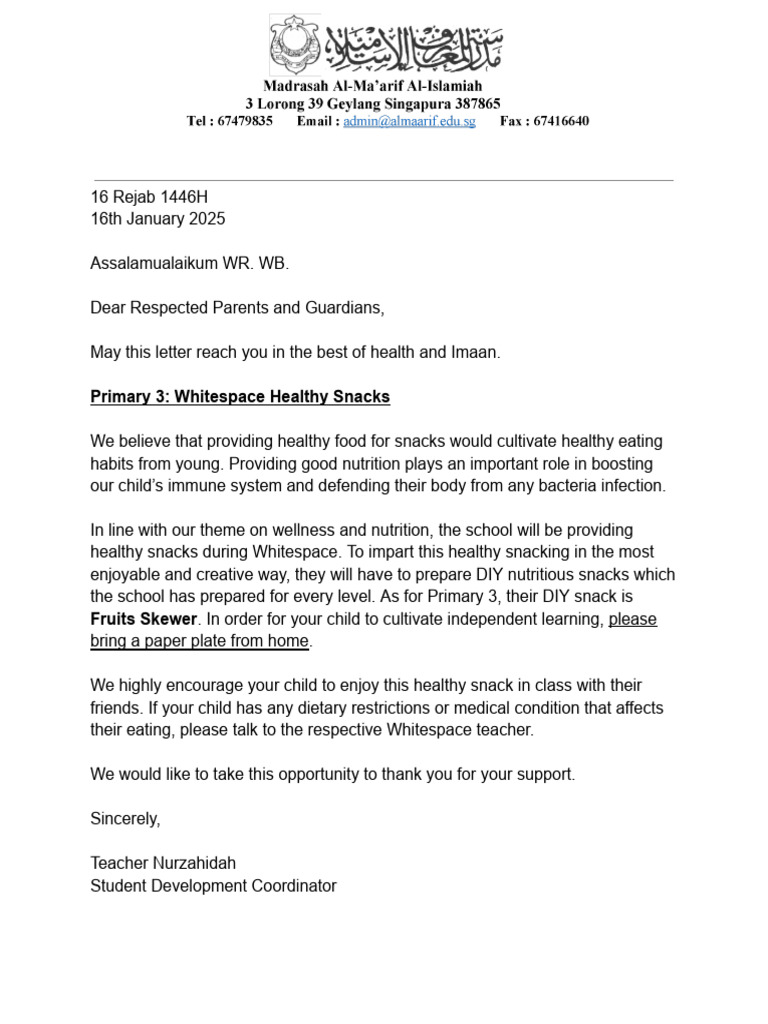 2025 Whitespace Healthy Snacks Memo P3 | PDF