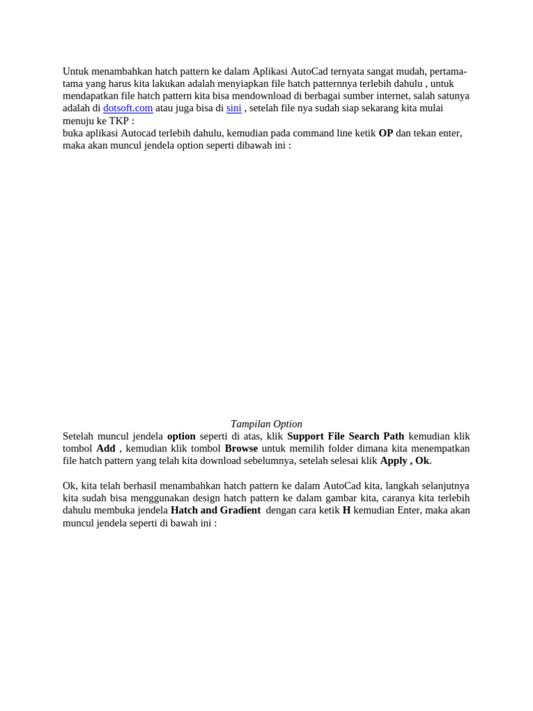 Cara Menambahkan File Hatch Autocad | PDF