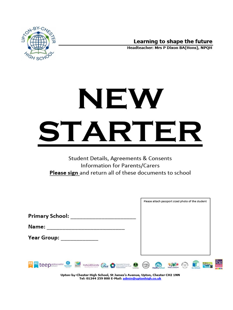 New Starter Packs - New Intake | PDF | Biometrics | Internet