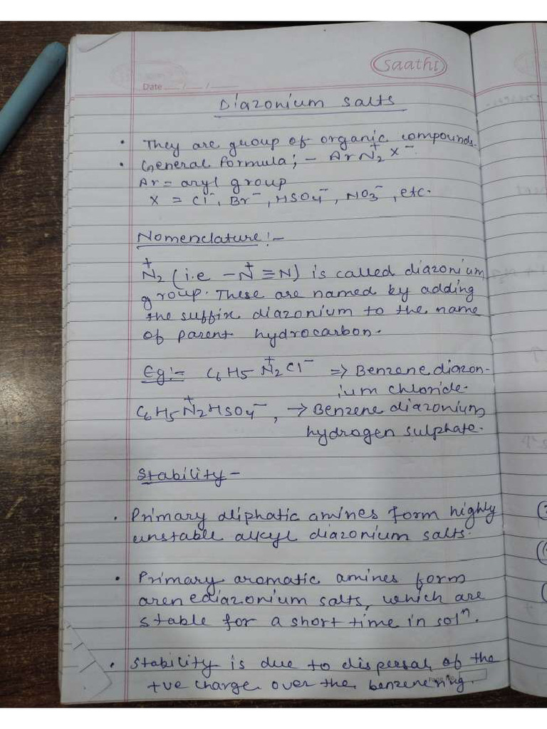 Diazonium Salt | PDF