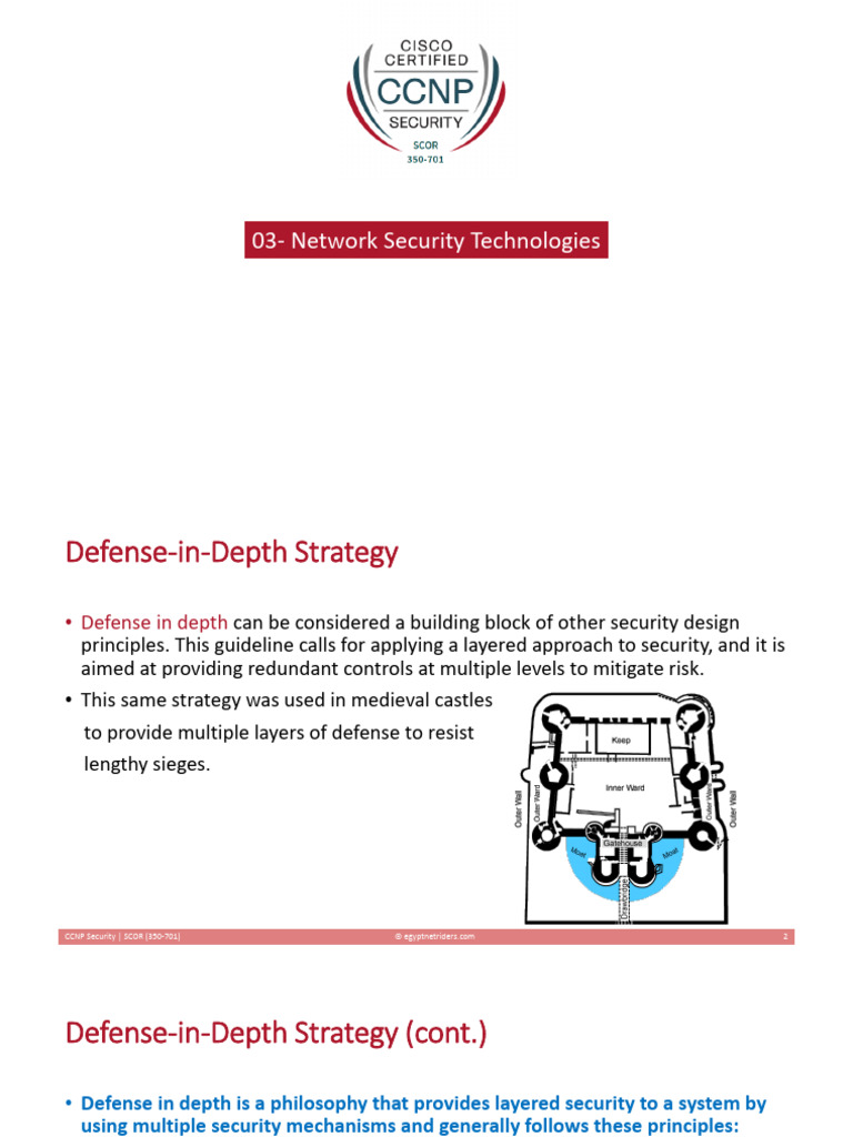 03 - Network Security Technologies | PDF | Firewall (Computing) | Computer Security
