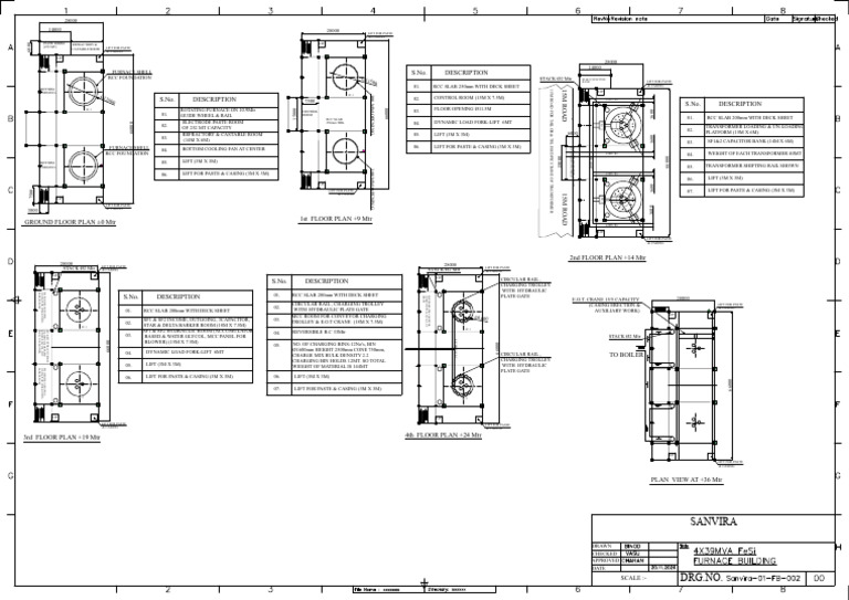 Furnace Building Layout and Cranes | PDF | Crane (Machine) | Secondary ...