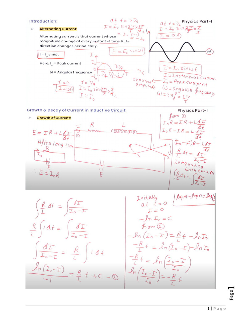 ALTERNATING CURRENT | PDF | Ac Power | Quantity