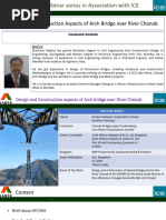 Chenab Bridge Project Report | PDF | Civil Engineering