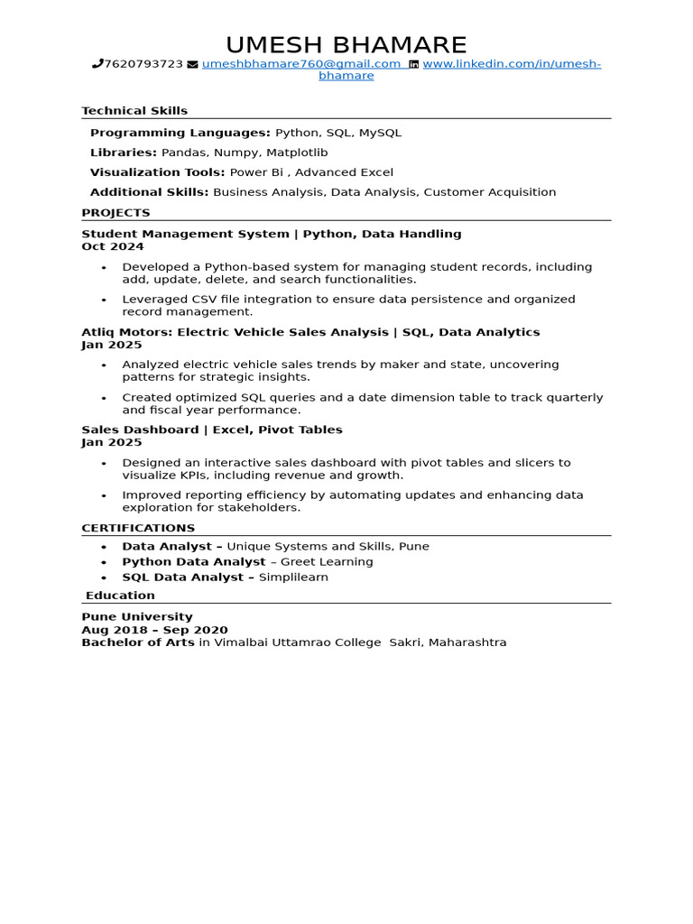 Umesh Bhamare1 | PDF