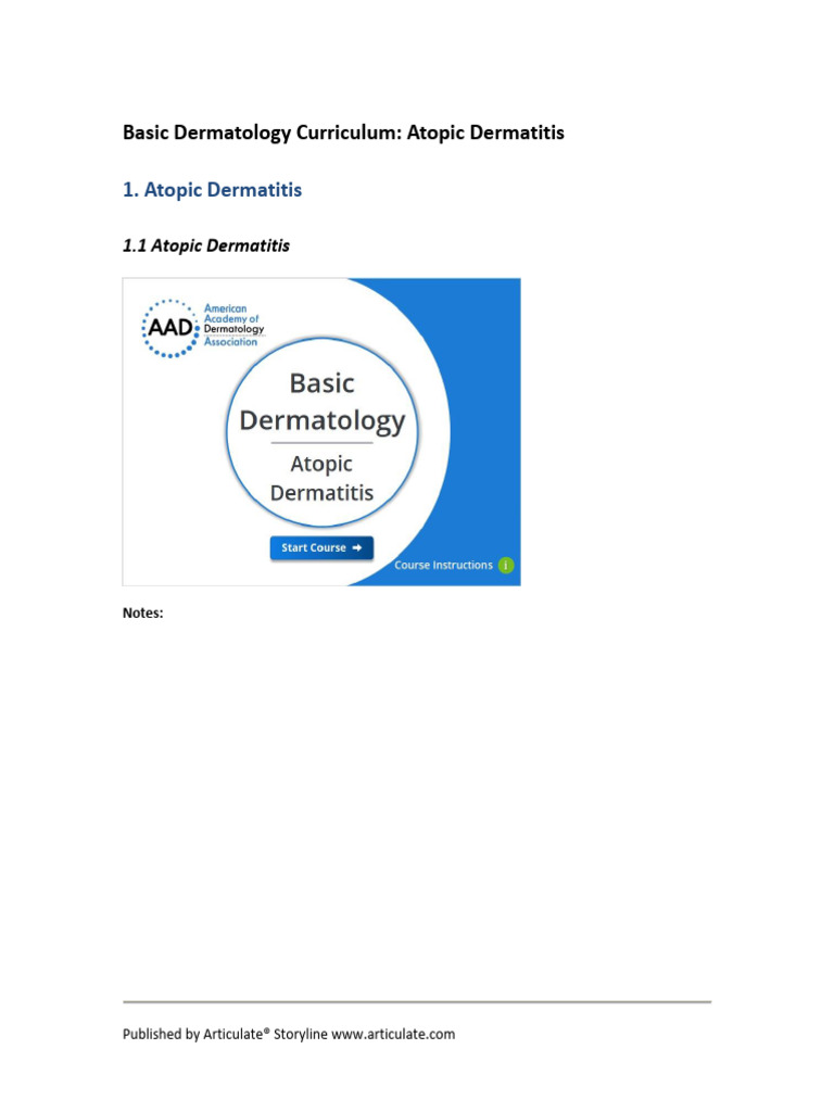 Atopic Dermatitis Pdf Topical Medication Allergy