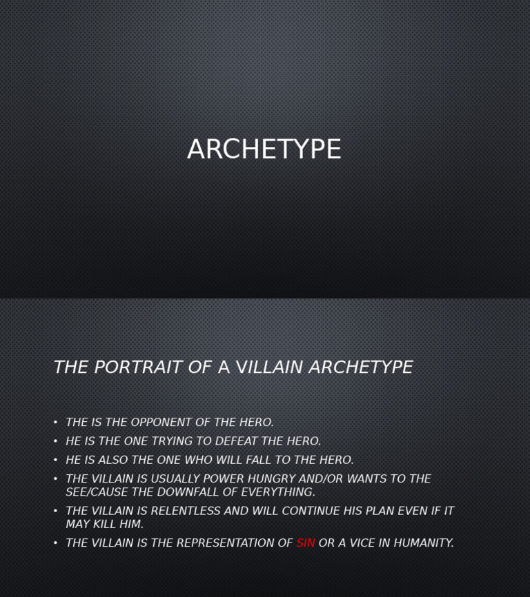 Archetype | PDF