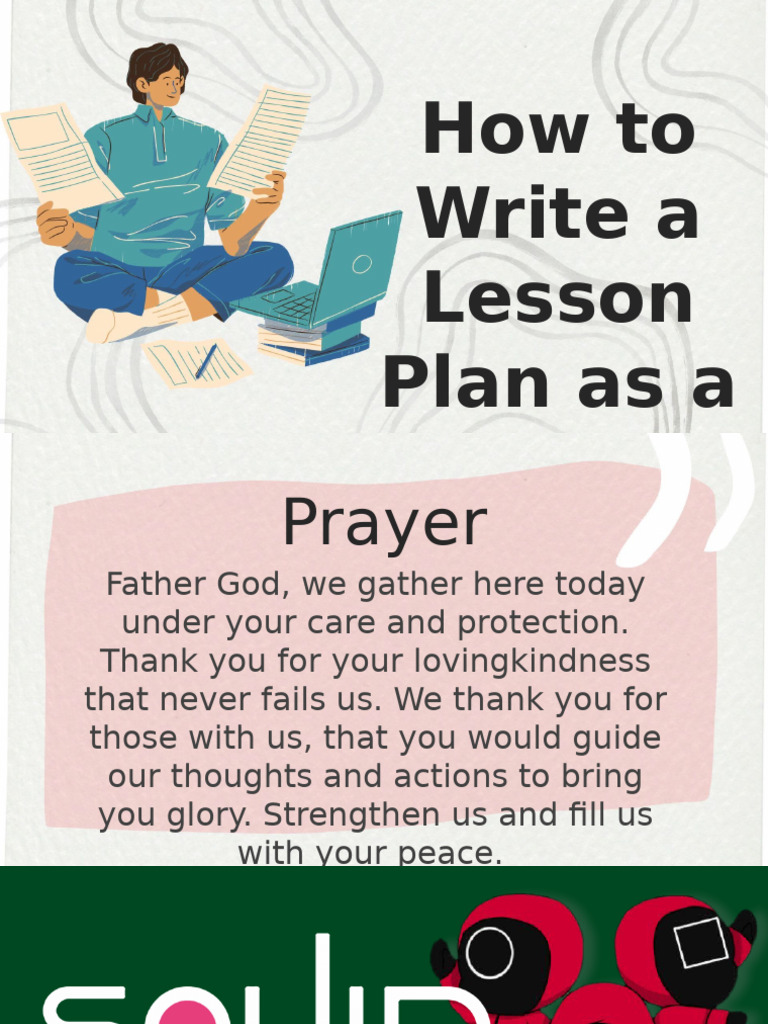 How To Write A Lesson Plan As A Student Teacher | PDF | Goal ...