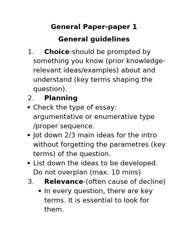 Essay Writing Tips for Students | PDF