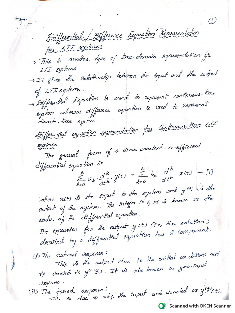 Differential Eqn | PDF