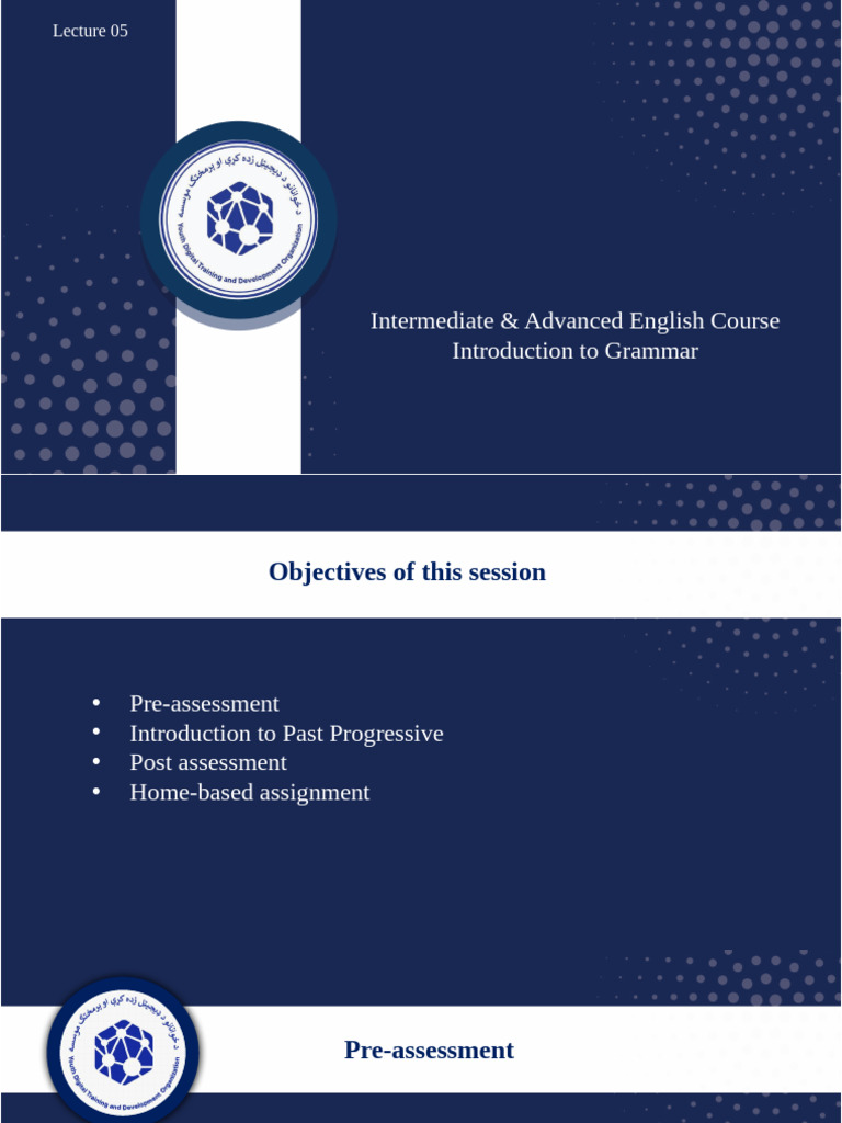 5. Past Progressive | PDF | Grammar | Linguistics