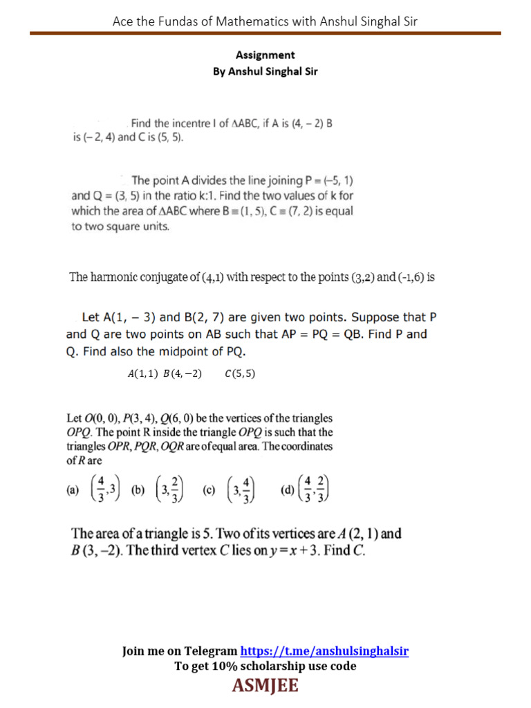 Excel Straight Line Assignment 5 | PDF