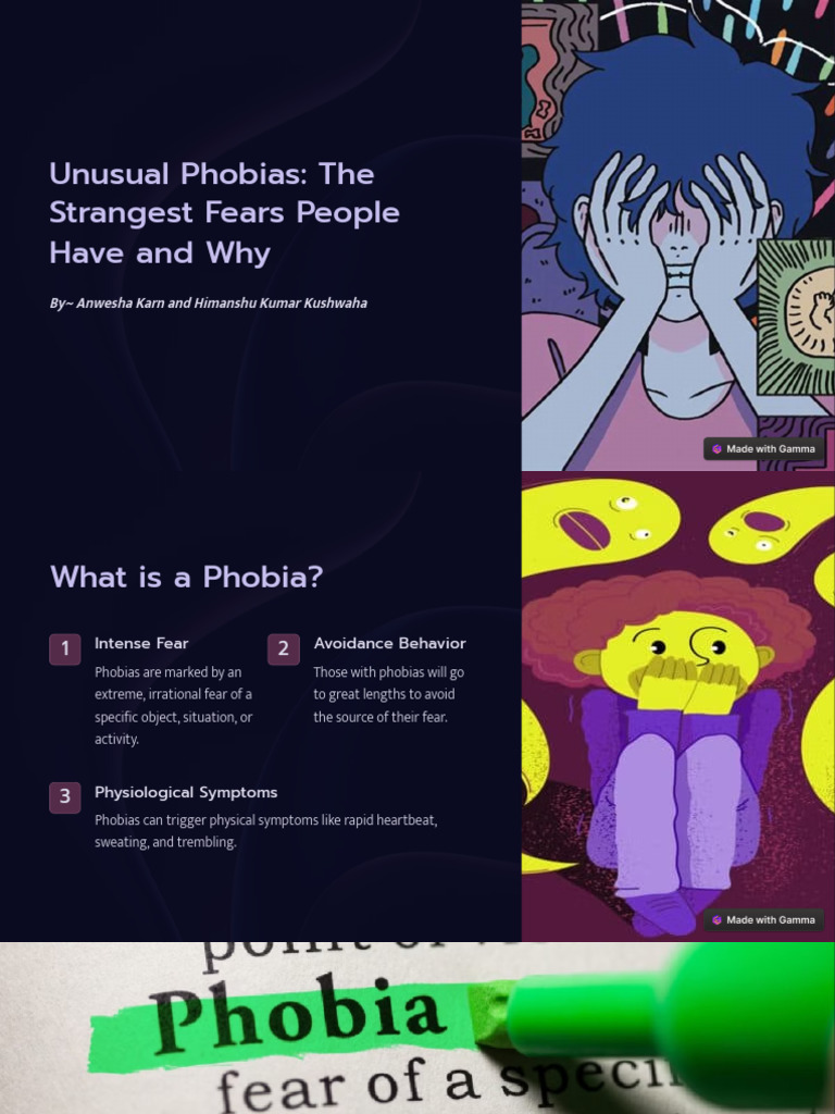 Unusual Phobias The Strangest Fears People Have and Why | PDF | Phobia ...
