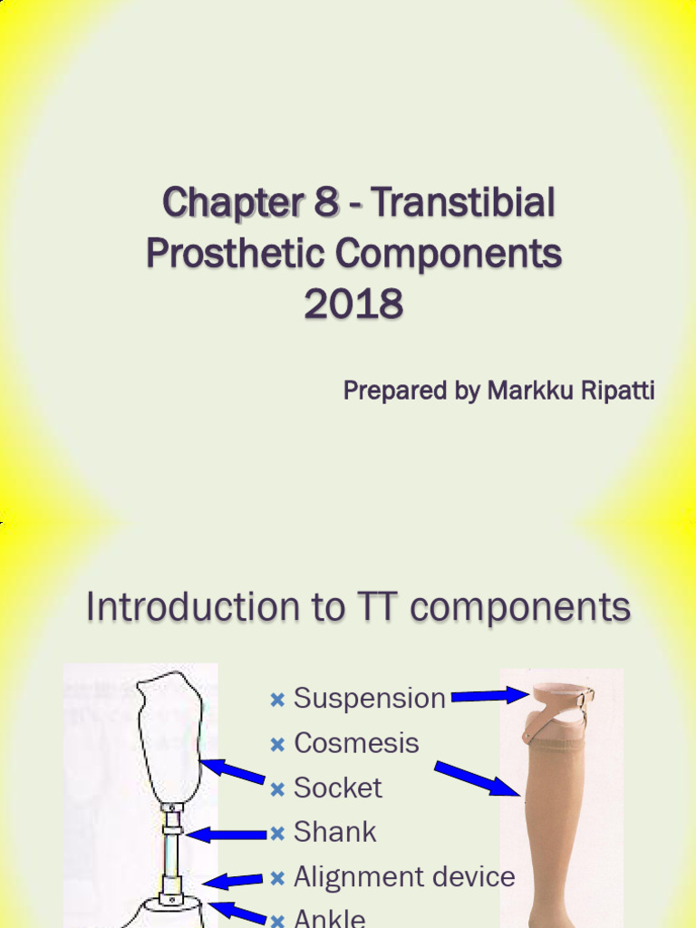 2018 CH 8 Transtibial Prosthetic Components | PDF | Knee | Prosthesis