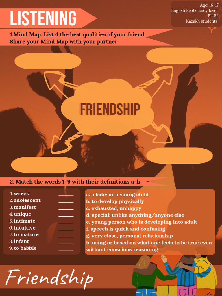 Friendship Worksheets for Teens | PDF | Friendship | Mind
