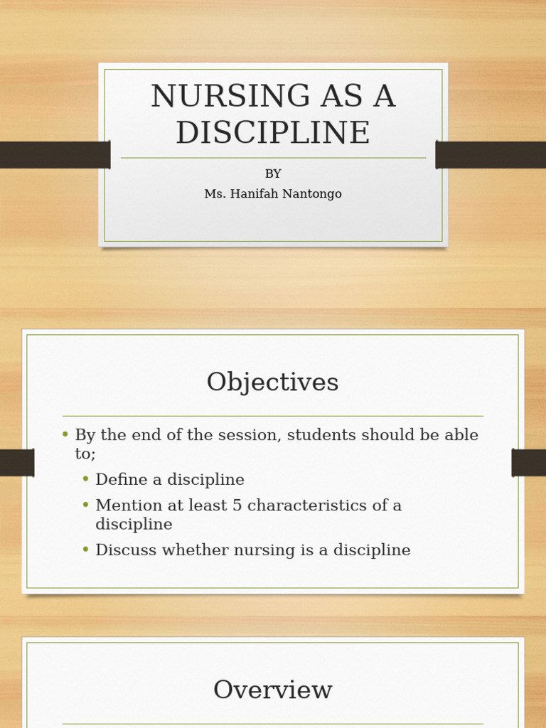 Understanding Nursing as a Discipline | PDF | Knowledge | Semantics