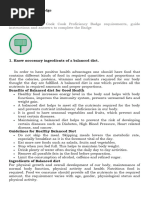 Cooking Merit Badge Requirements 2025 | PDF | Meal | Cooking