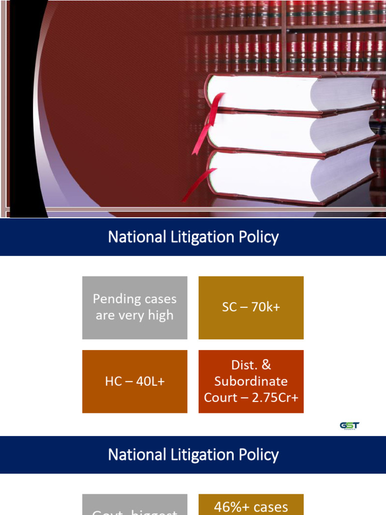 GST Litigation Management Insights | PDF | Taxes | Interest
