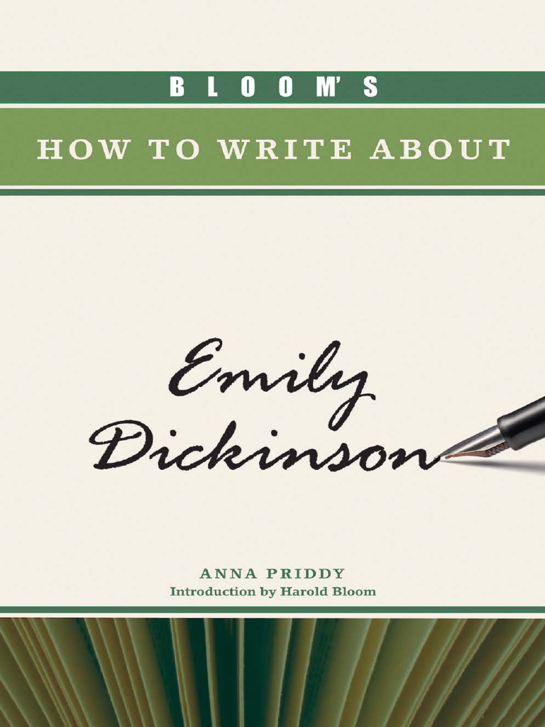 Blooms How To Write About Emily Dickinson 1 150 | PDF | Genre | Essays