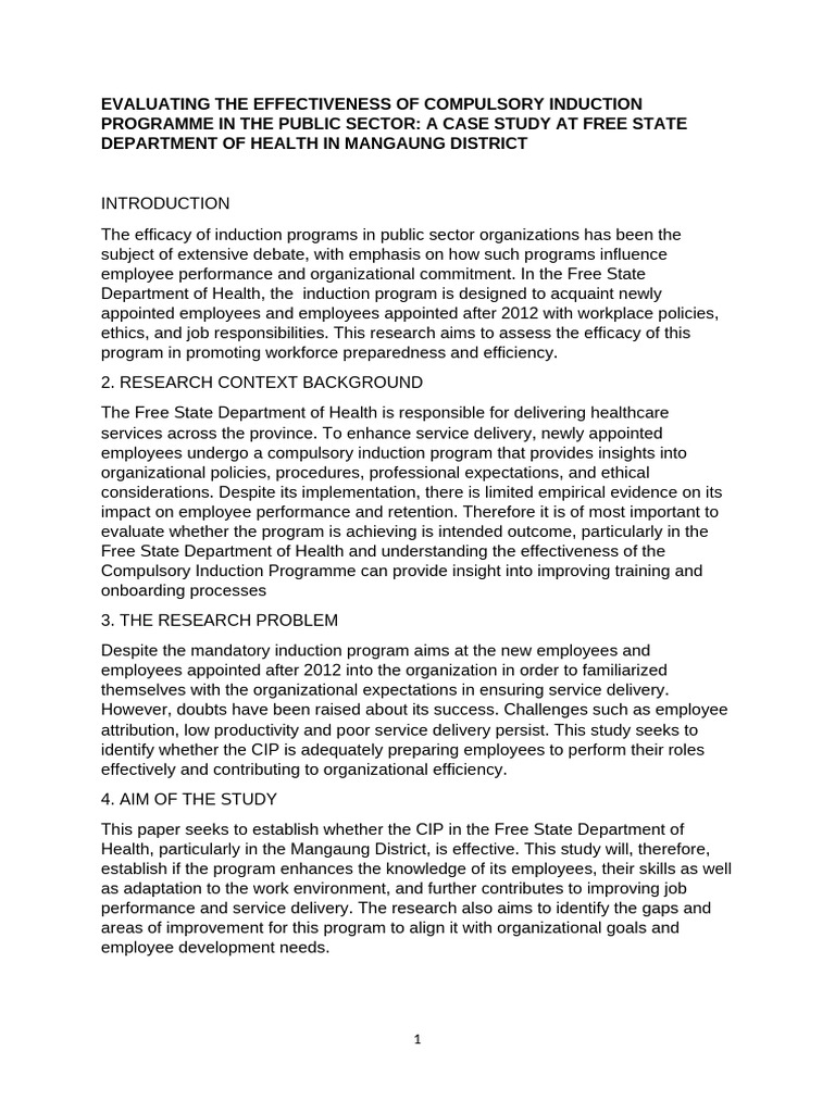 Starting Research Proposal | PDF | Methodology | Employment