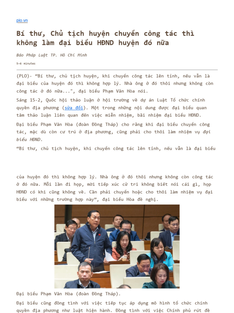 Bí TH, CH T CH Huy N Chuy N Công Tác Thì Không Làm Ibi Uh ND Huy N Ó N A | PDF