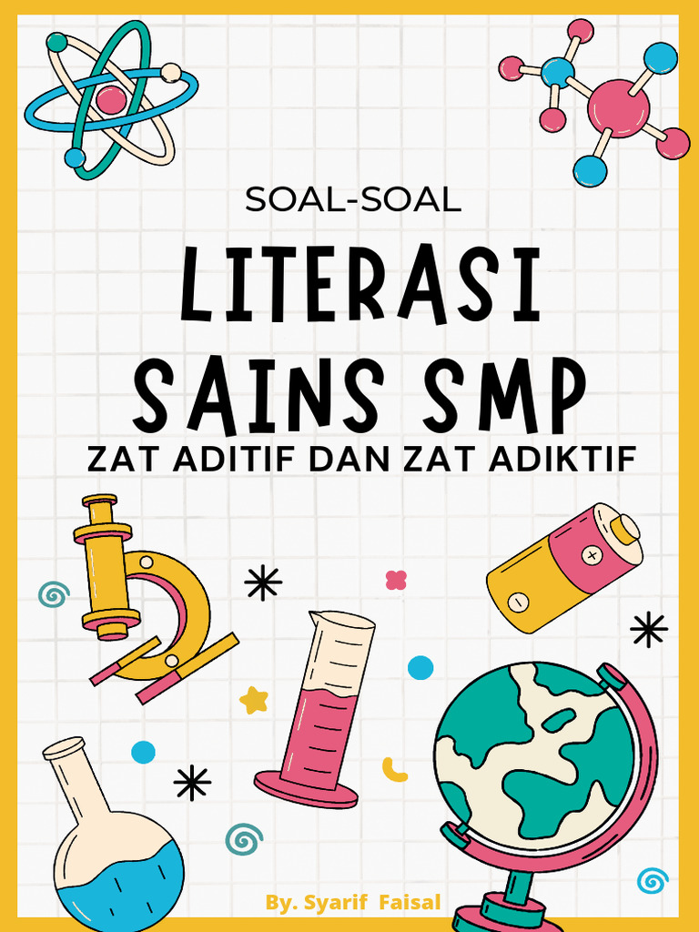 Soal Literasi Sains Materi Zat Aditif Dan Zat Adiktif Final | PDF