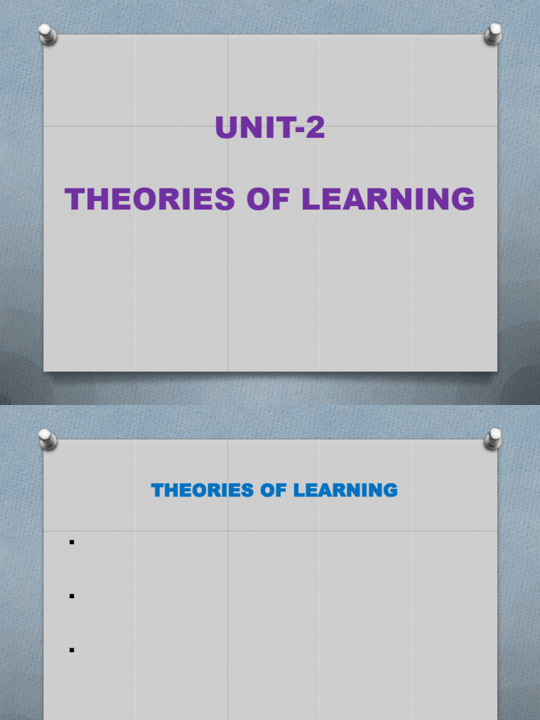 3030 - Theories of Learning | PDF | Constructivism (Philosophy Of ...