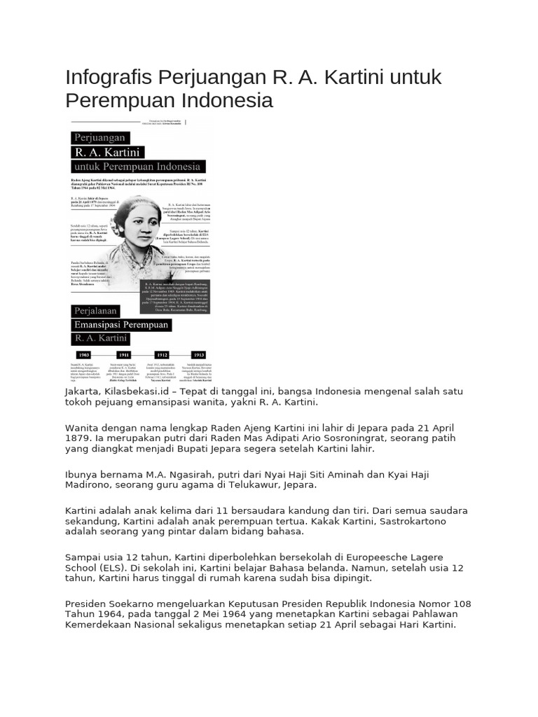 Infografis Perjuangan R | PDF