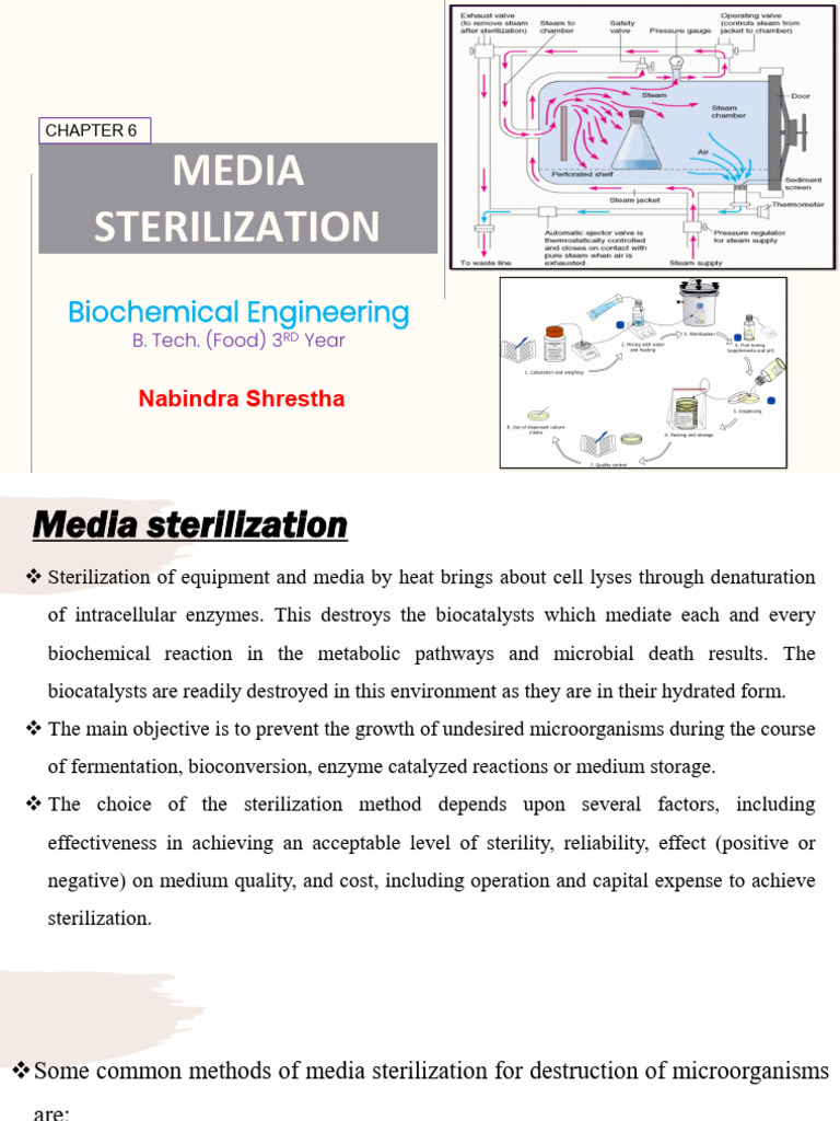 Media Sterilization Techniques Explained | PDF | Sterilization ...