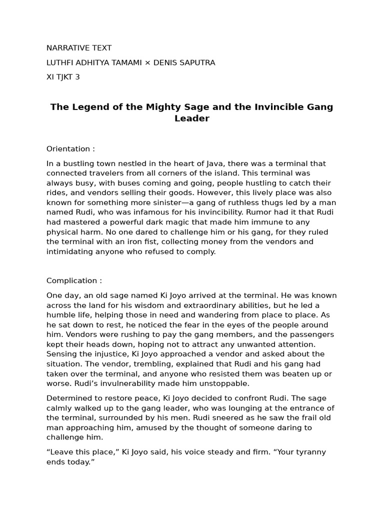 Narrative Text | PDF