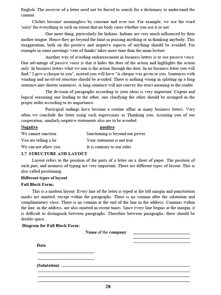 Effective Business Letter Writing Tips | PDF | Paragraph | Punctuation