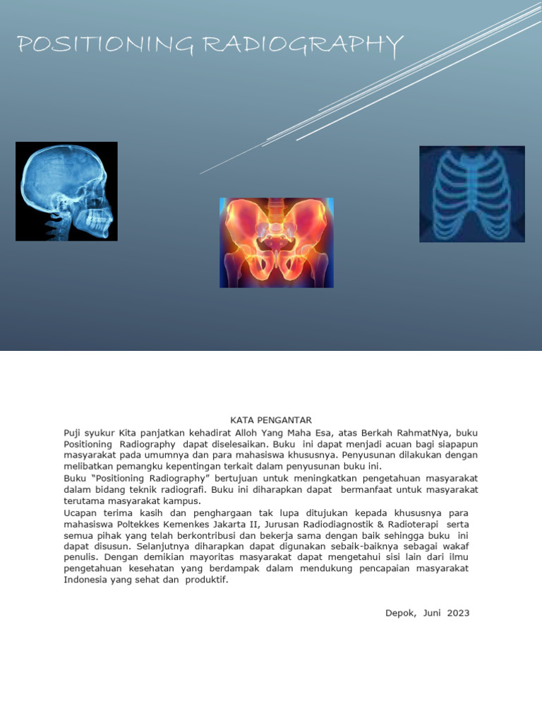TEKNIK RADIOGRAFI | PDF