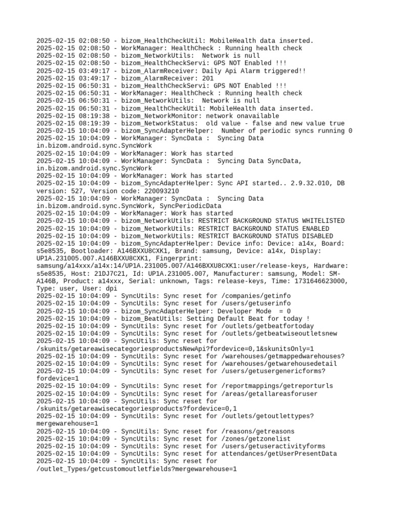 Logg 20250215 | PDF | Computing | Software