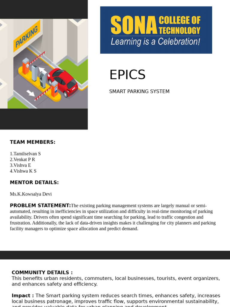 EPICS_ai-aided_parking[final0] | PDF | Parking | Automation