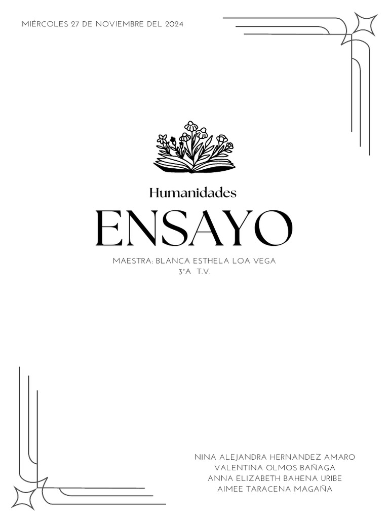 Documento A4 Portada de Proyecto Sencillo Blanco - 20241127 - 133528 ...