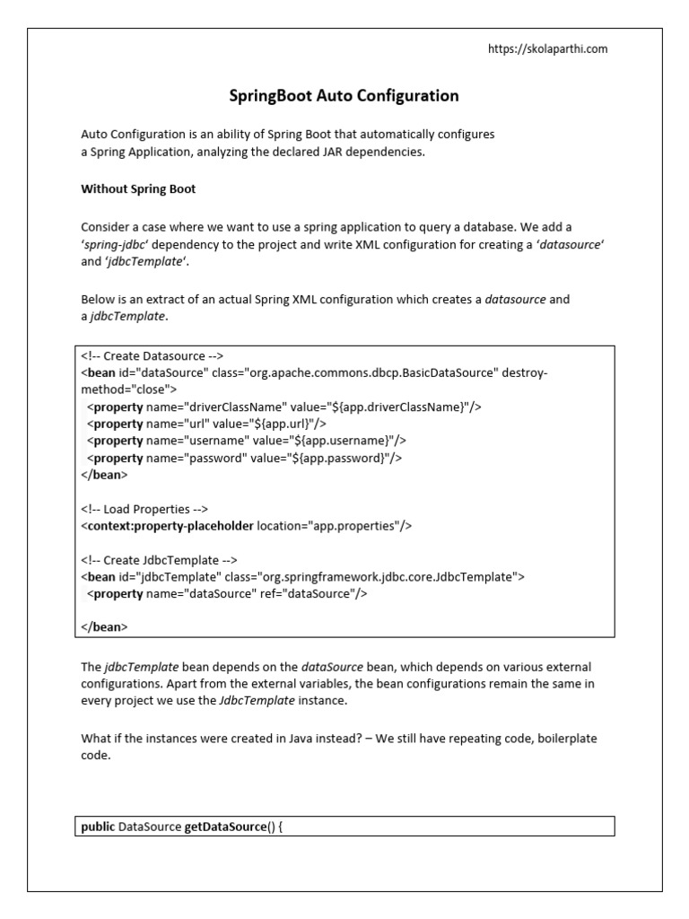 SpringBoot AutoConfiguration | PDF | Computer Science | Software