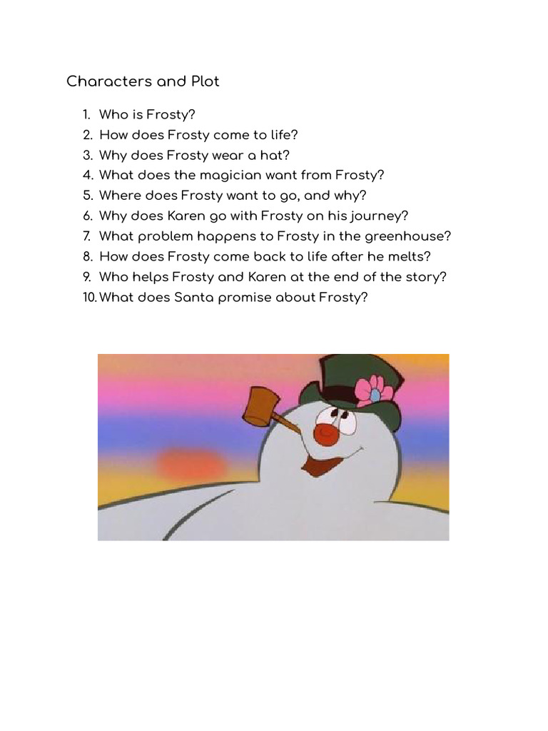 Frosty The Snowman | PDF