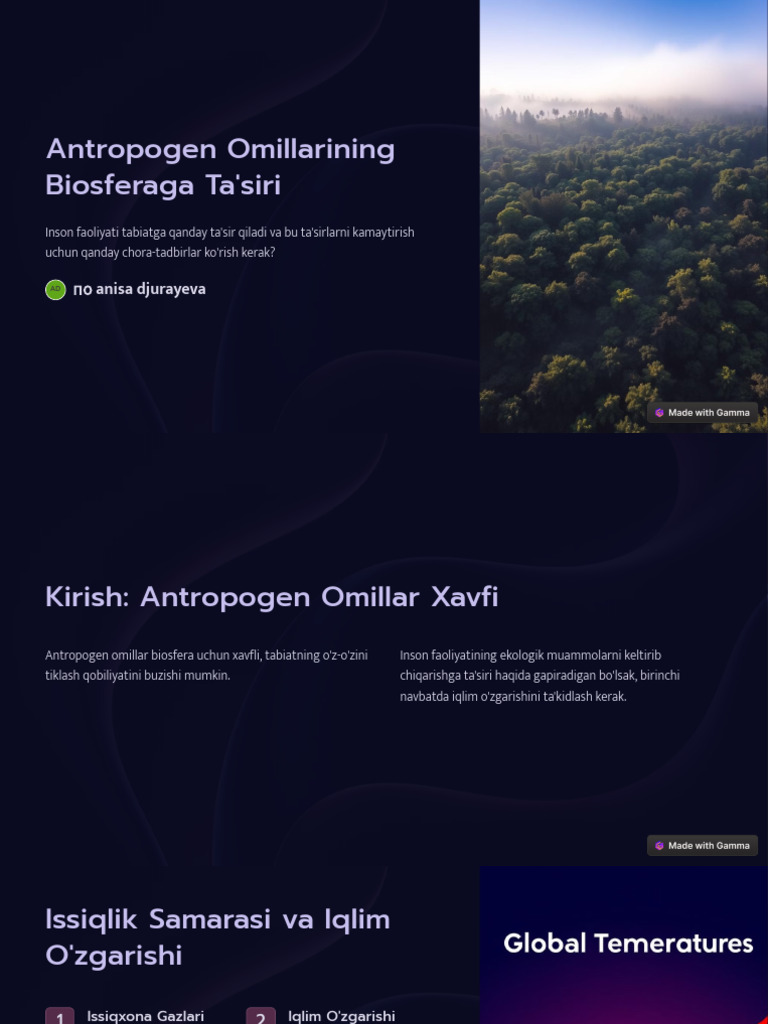 Antropogen-Omillarining-Biosferaga-Tasiri | PDF
