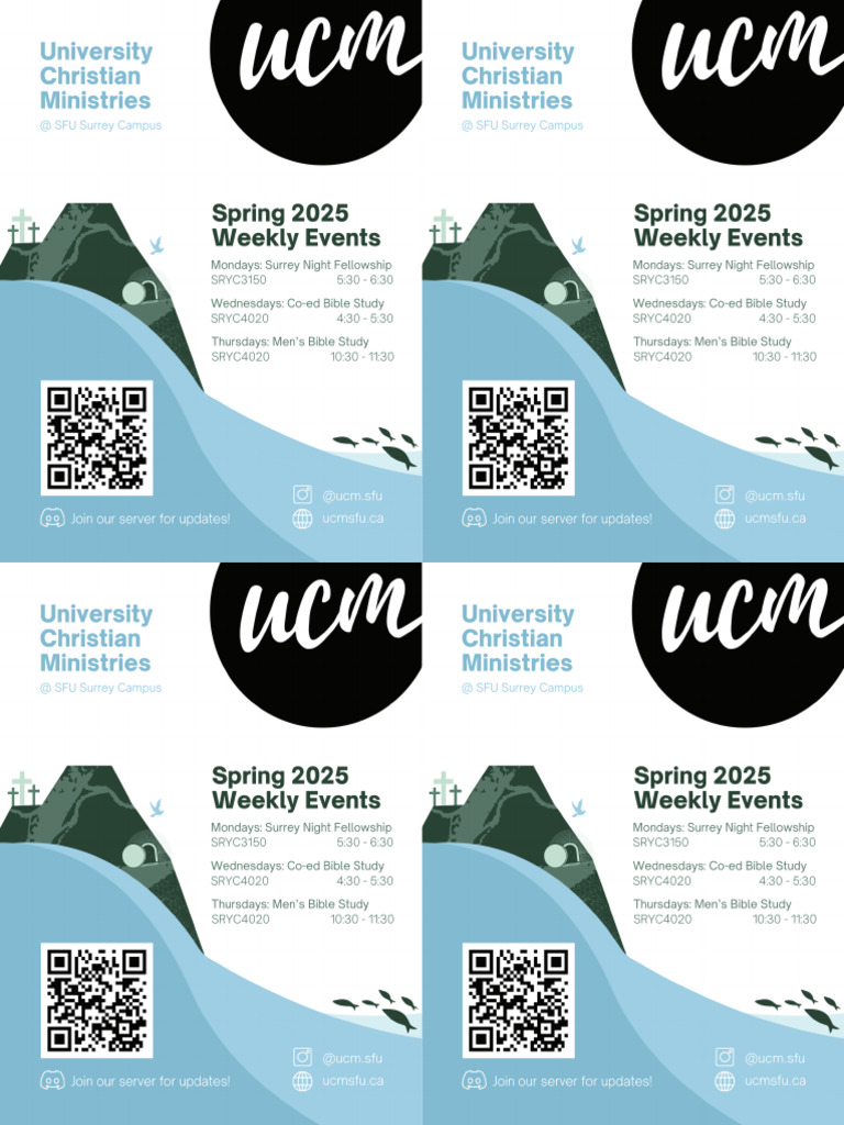 finalFINAL Spring25 SURREY UCM Tabling Flyers | PDF