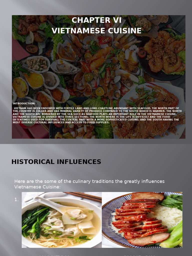 Chapter 6 Vietnamese Cuisine | PDF | Vietnamese Cuisine | Chinese Cuisine