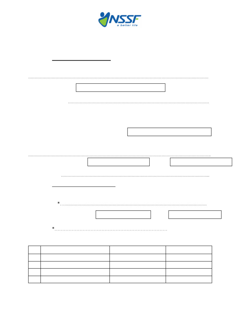NSSF Registration1 | PDF
