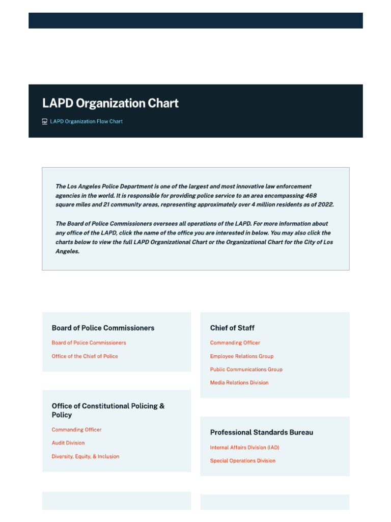 LAPD website | PDF | Los Angeles Police Department | Police