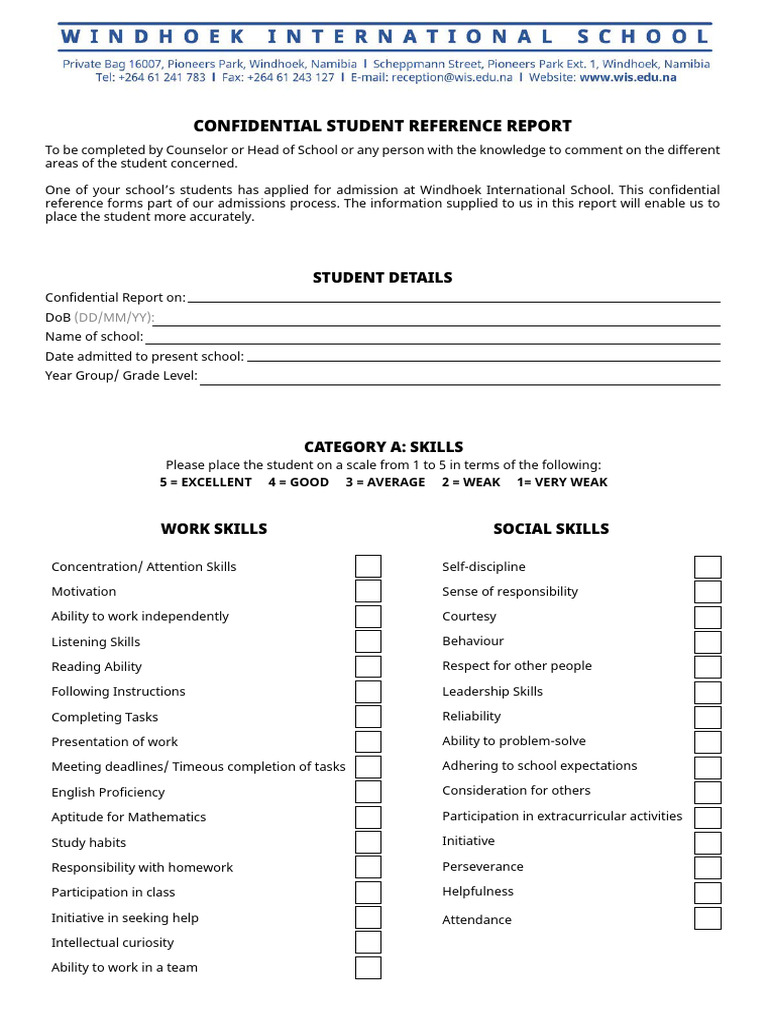 Confidential Student Reference | PDF | Intelligence | Cognition