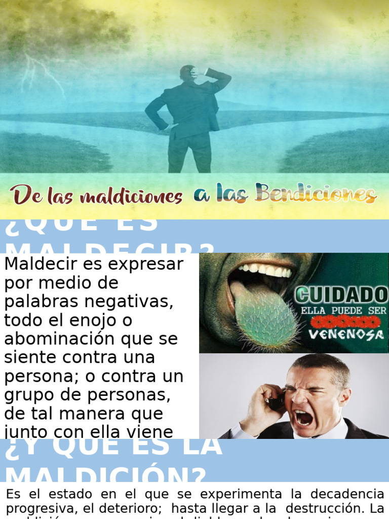 3.- De las maldiciones a las bendiciones | PDF | Pecado | Jesús