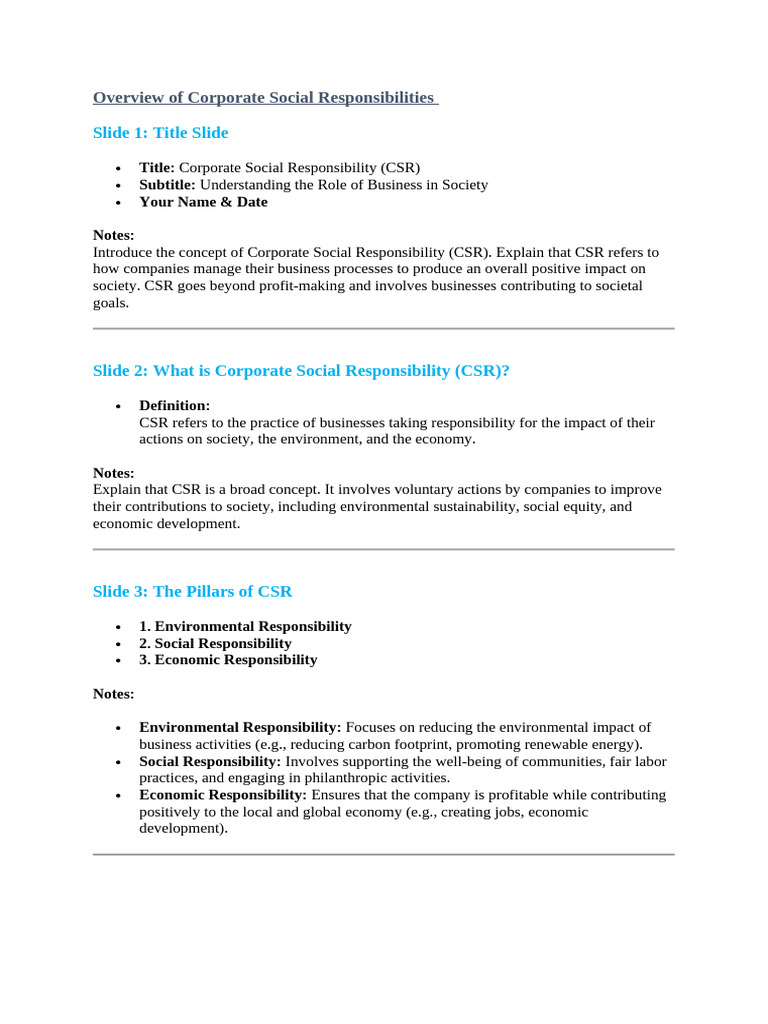 CSR for Business Leaders | PDF | Corporate Social Responsibility ...