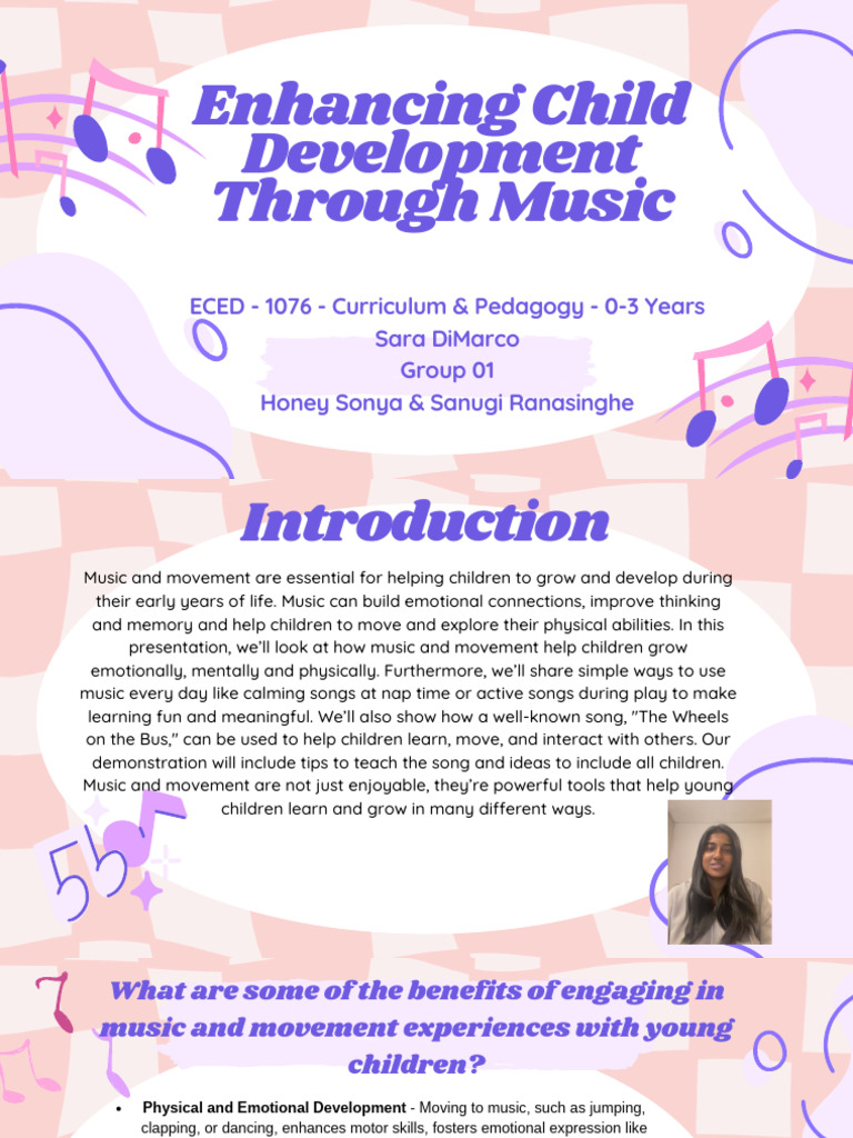Music and Movement Present Tation | PDF | Learning | Literacy